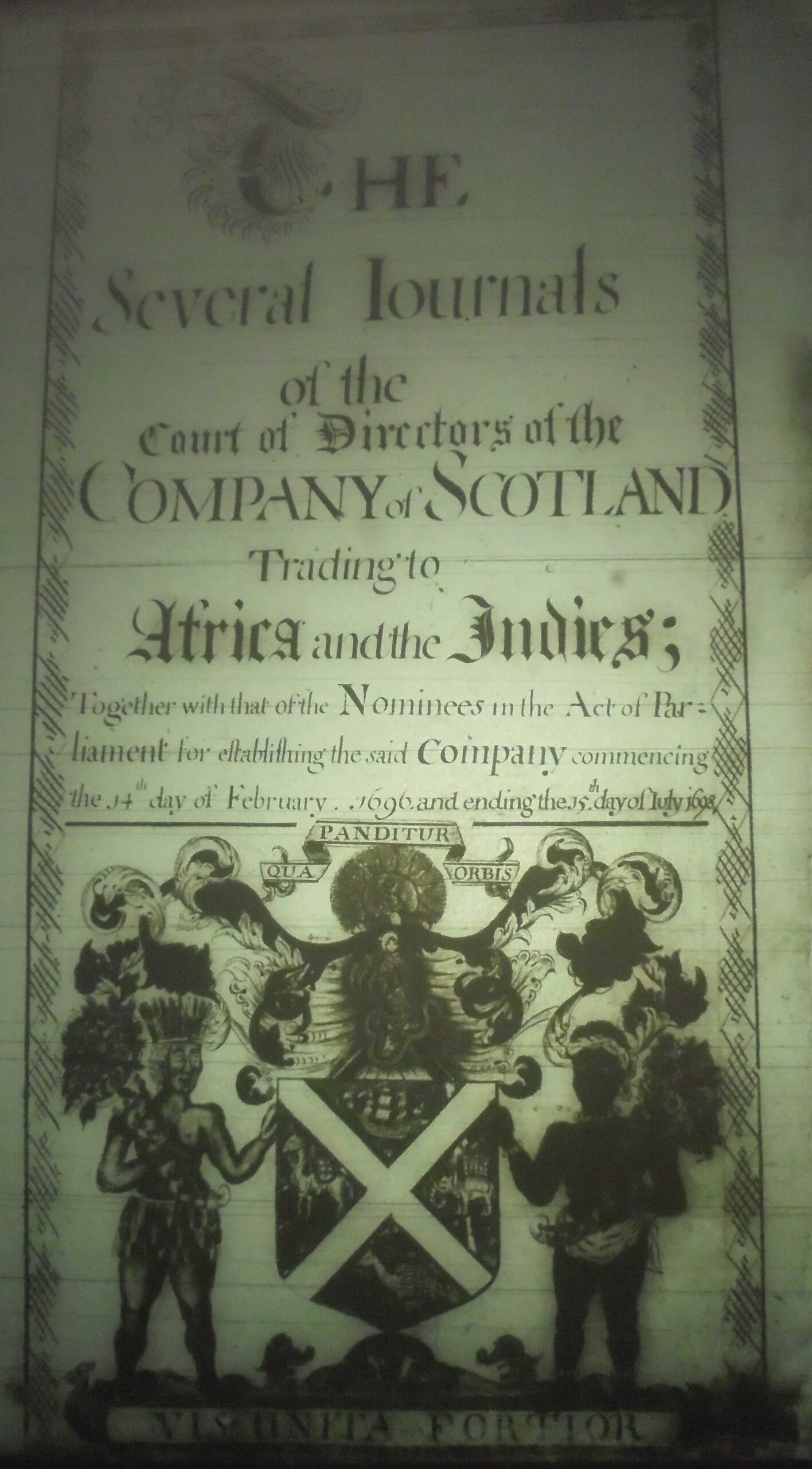 An environmental history of the Anglo-Scottish Union of 1707 - Society ...